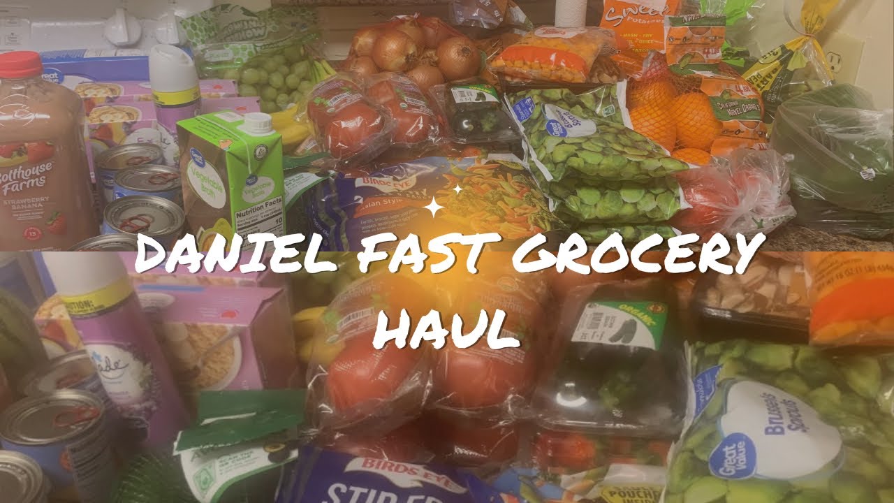 HUGE DANIEL FAST GROCERY HAUL & STOCK UP HAUL - YouTube