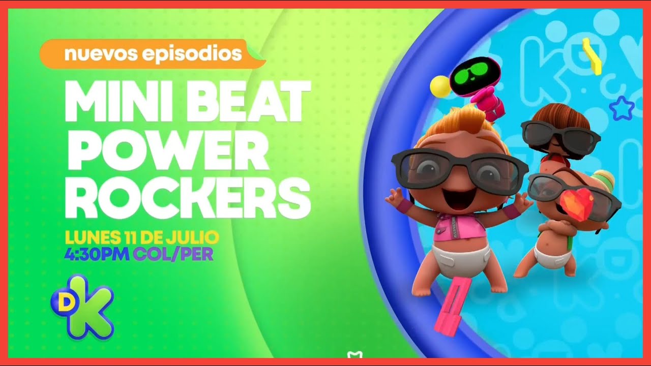 Mini beat power rockers | Nuevos episodios | Lunes 11 de julio ...