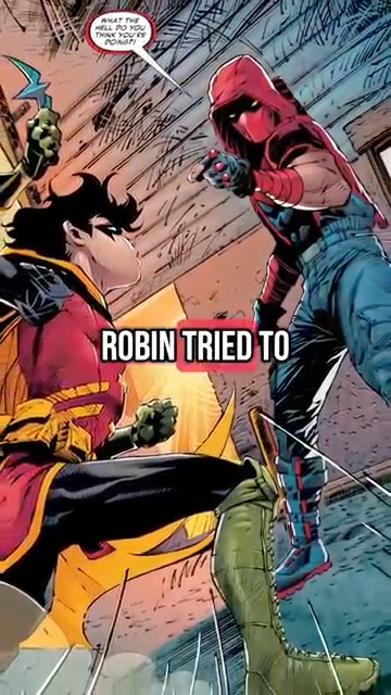 Red Hood Breaks Damian Wayne! - YouTube