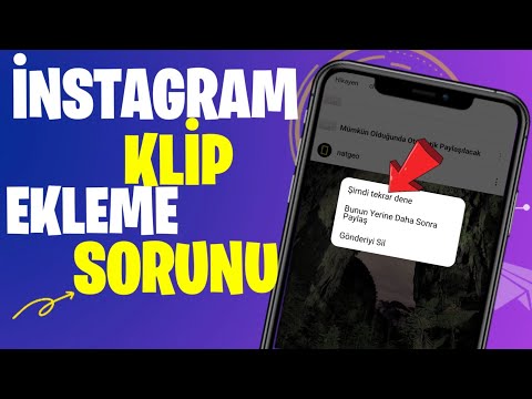 🔥 İNSTAGRAM KLİP EKLENEMEDİ | Bunun Yerine Daha Sonra Paylaş