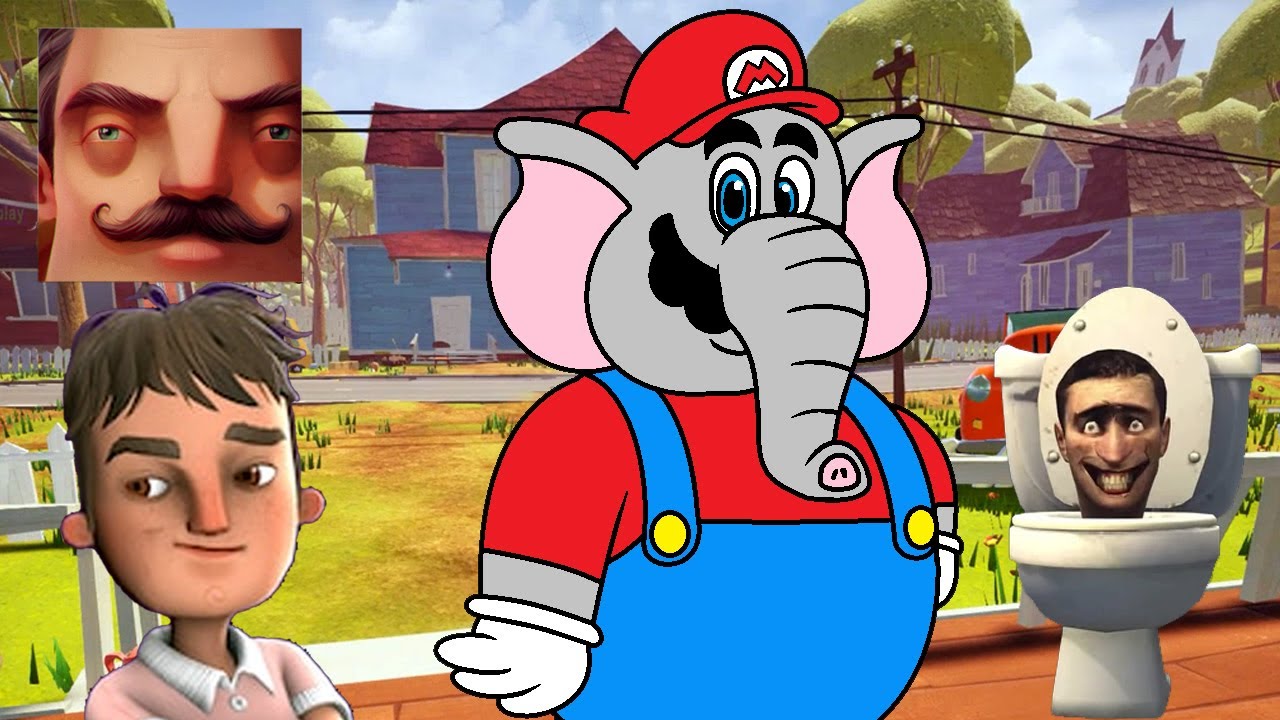 Hello Neighbor - My New Neighbor Super Mario Bros. Wonder Elephant ...