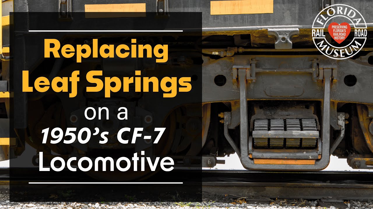 Changing Spring Suspension on a Diesel Locomotive - YouTube