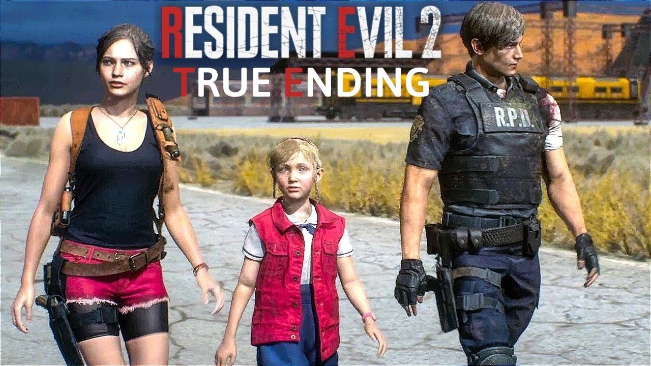 RESIDENT EVIL 2 Claire's Story Gameplay Walkthrough | True Ending - The ...
