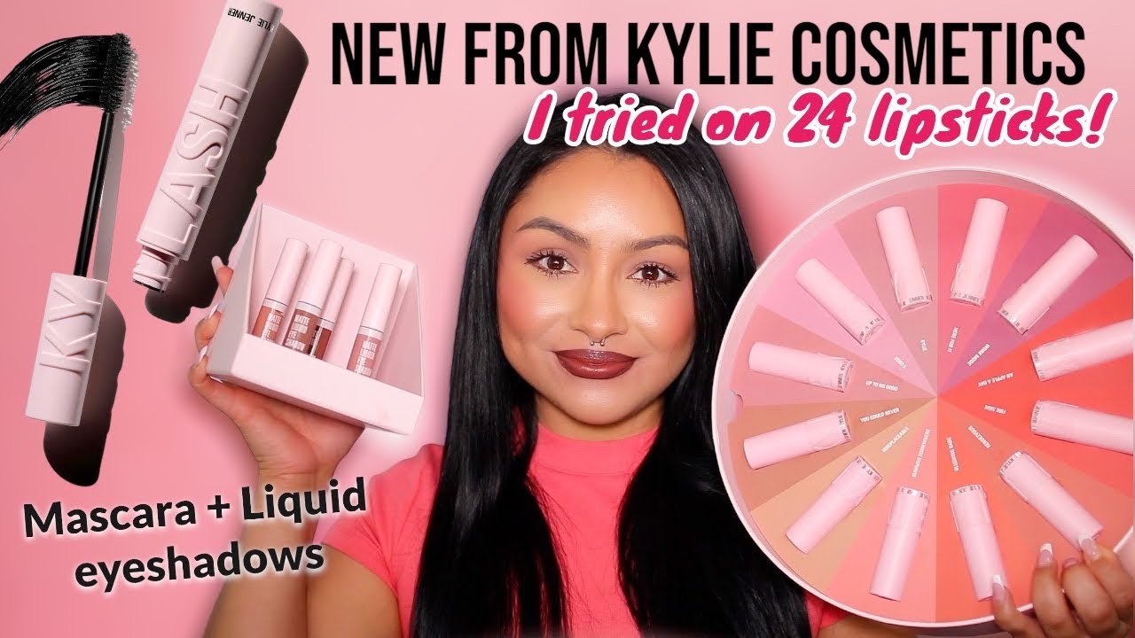 NEW KYLIE COSMETICS LATEST LAUNCHES! LIQUID EYESHADOWS, KYLASH MASCARA ...