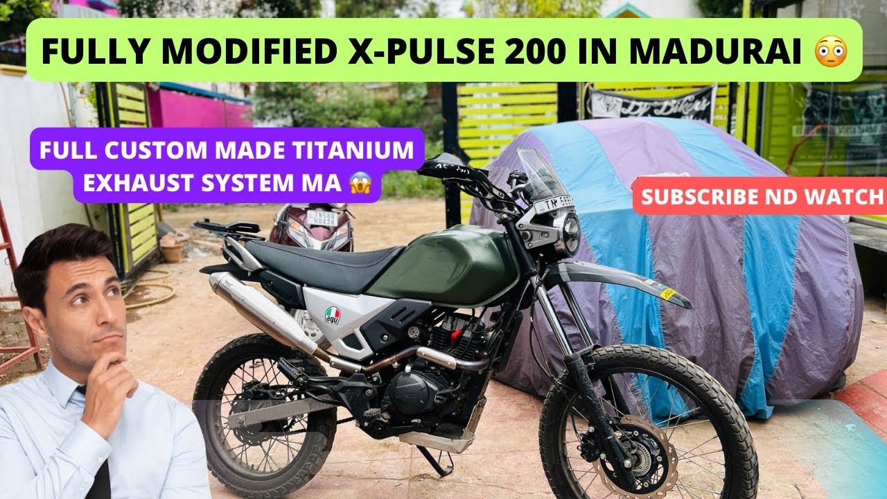 FULLY MODIFIED X PULSE WITH CM TITANIUM EXHAUST FULL SYSTEM 😵‍💫😱 | PERFECT MODS FOR LADAK 🥳 ...