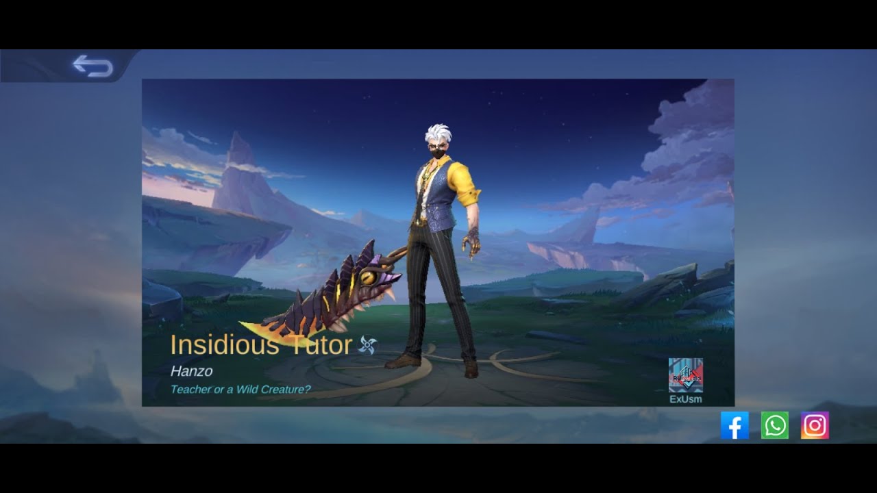 Mlbb Hanzo Teacher Or A Wild Classik Legends #mobilelegends #game # ...