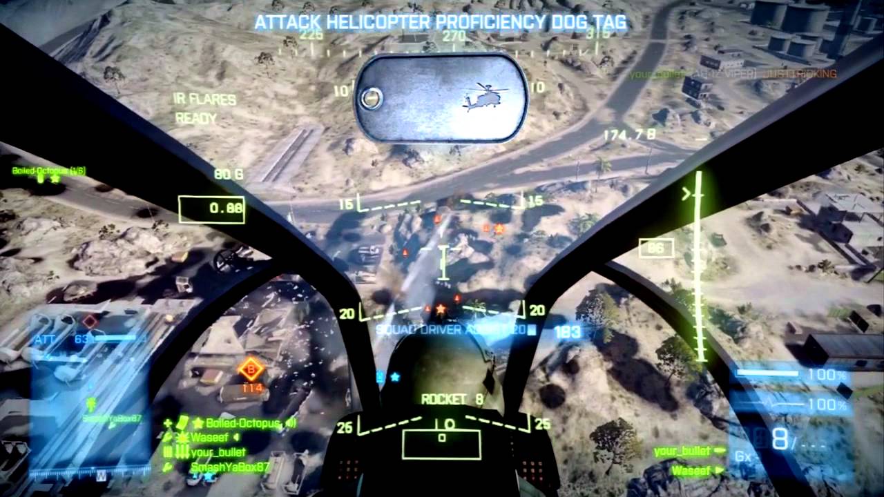BF3 Attack Helicopter Gameplay (74-0): Rush Attack on Kharg Island ...