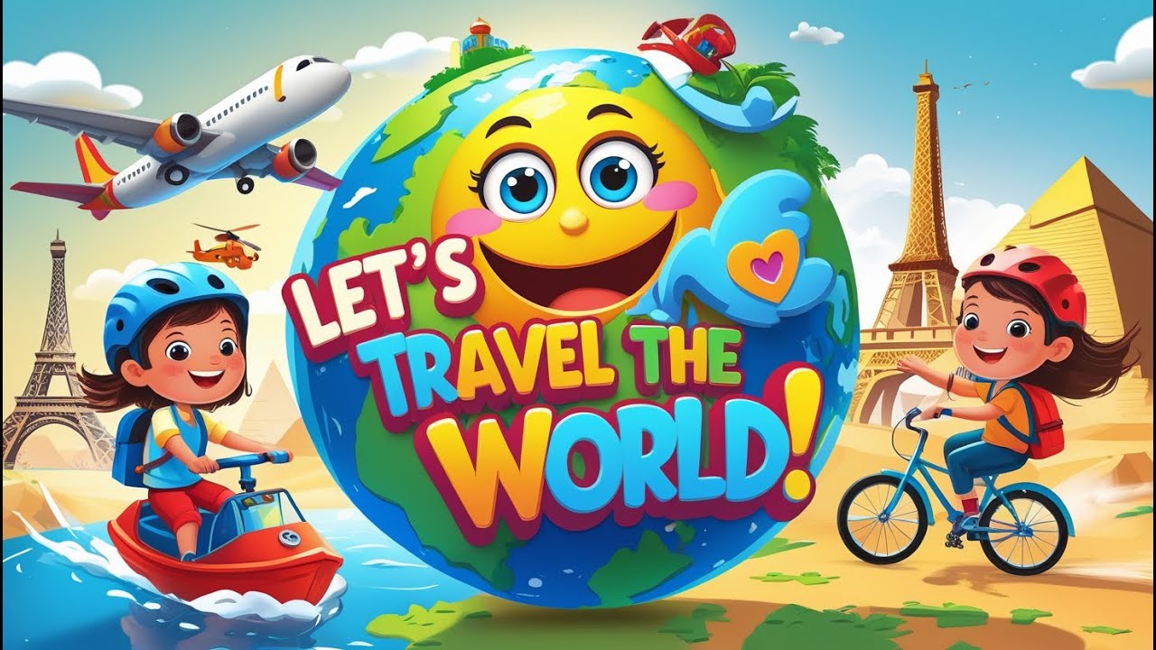 Travel Song for Kids | Fun Transportation Song | Learn About Vehicles ...