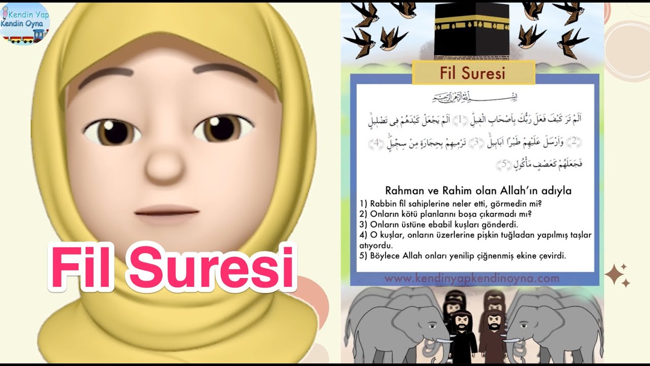Fil Suresi / Talimli / Ezber - YouTube