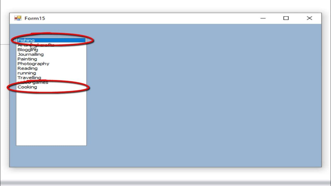How To Reorder One Or More Items When Fill Listbox From Sql Database In Youtube