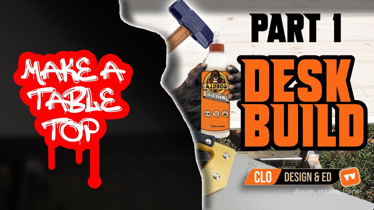 How to Build a Table or Desk Top | DIY Office Solutions | Subscribe ...