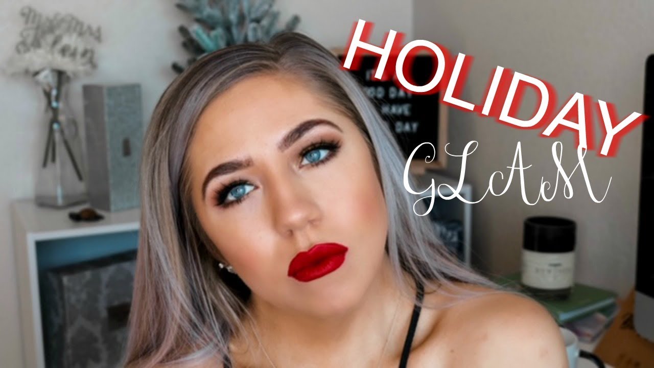 Classic Red Lip And Smokey Eye Tutorial Abbie Klein Youtube