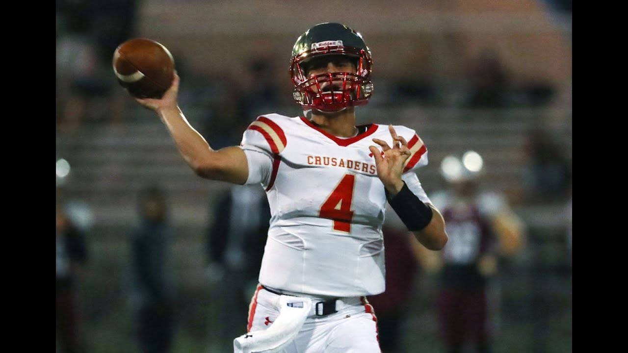 QB Steve Angeli Commits To Notre Dame - YouTube