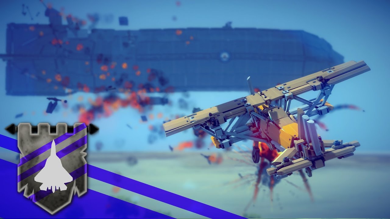 Zeppelin Hunt - Battlefield 1 Recreated in BESIEGE v 0.42b | Theater of ...