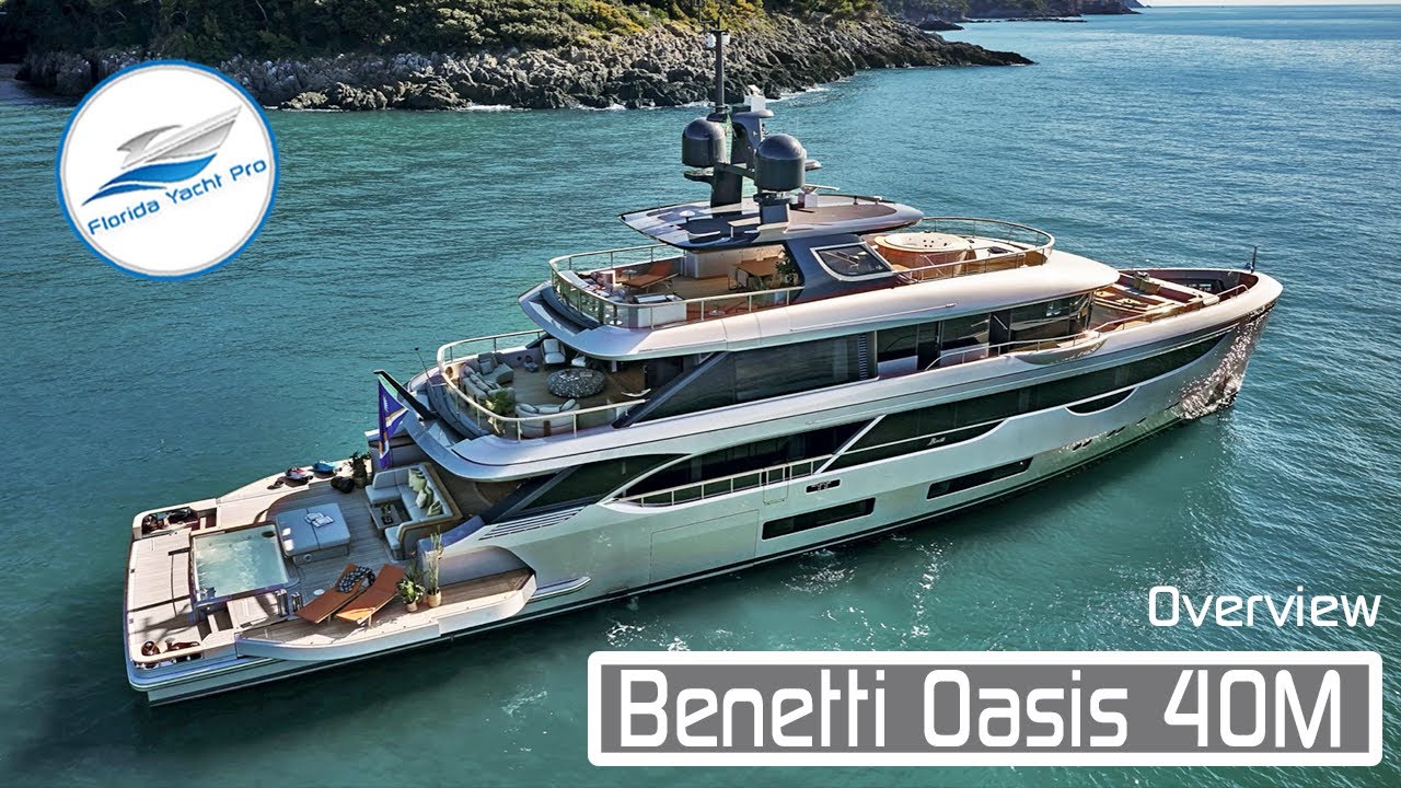 Benetti Oasis 40M Superyacht Overview at 2021 Cannes Yacht Festival ...