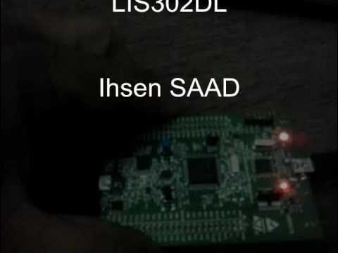 STM32F4 Discovery & MEMS Accelerometer LIS302DL - YouTube