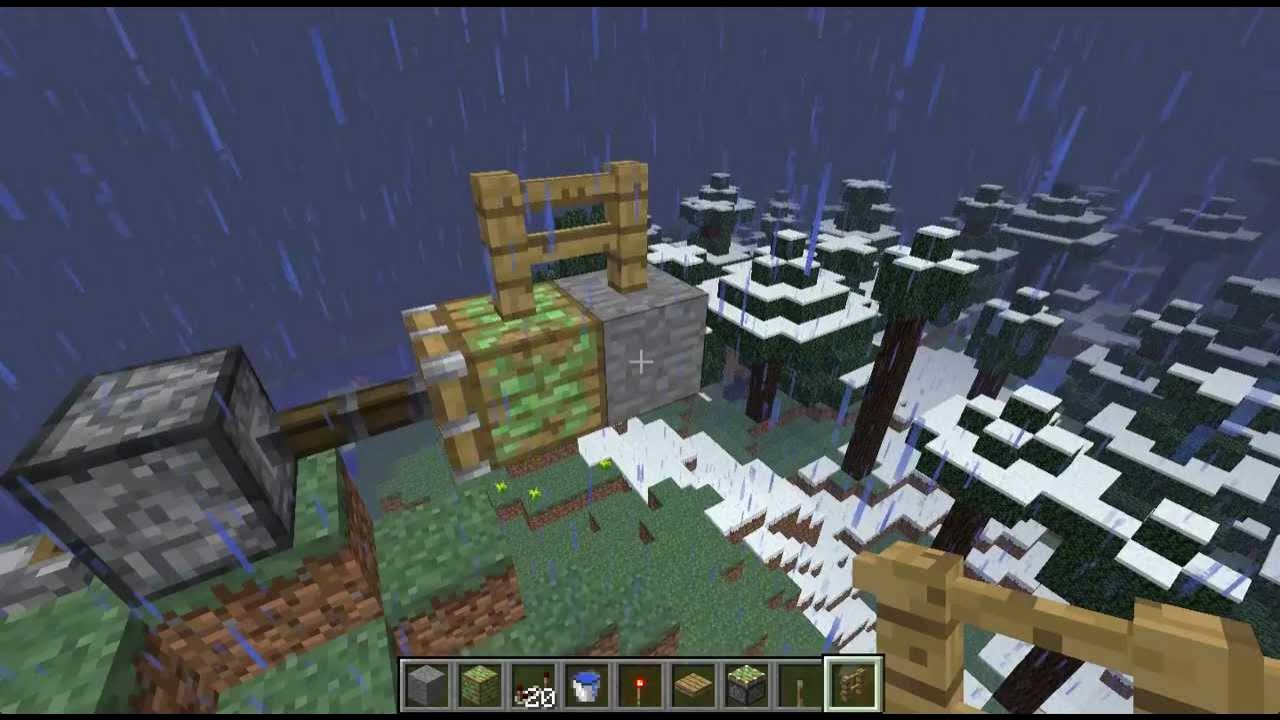 glue mod tests! minecraft! - YouTube