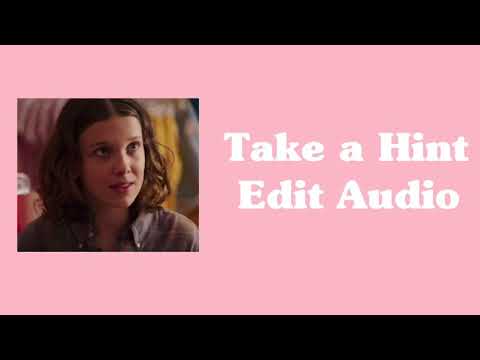 Take A Hint//Edit Audio - YouTube