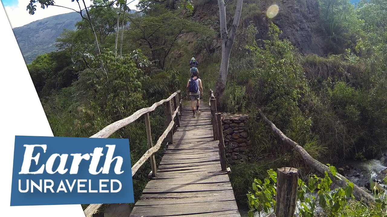 Inca Trail Adventure - Sacred River crossing Santa Teresa hot springs ...