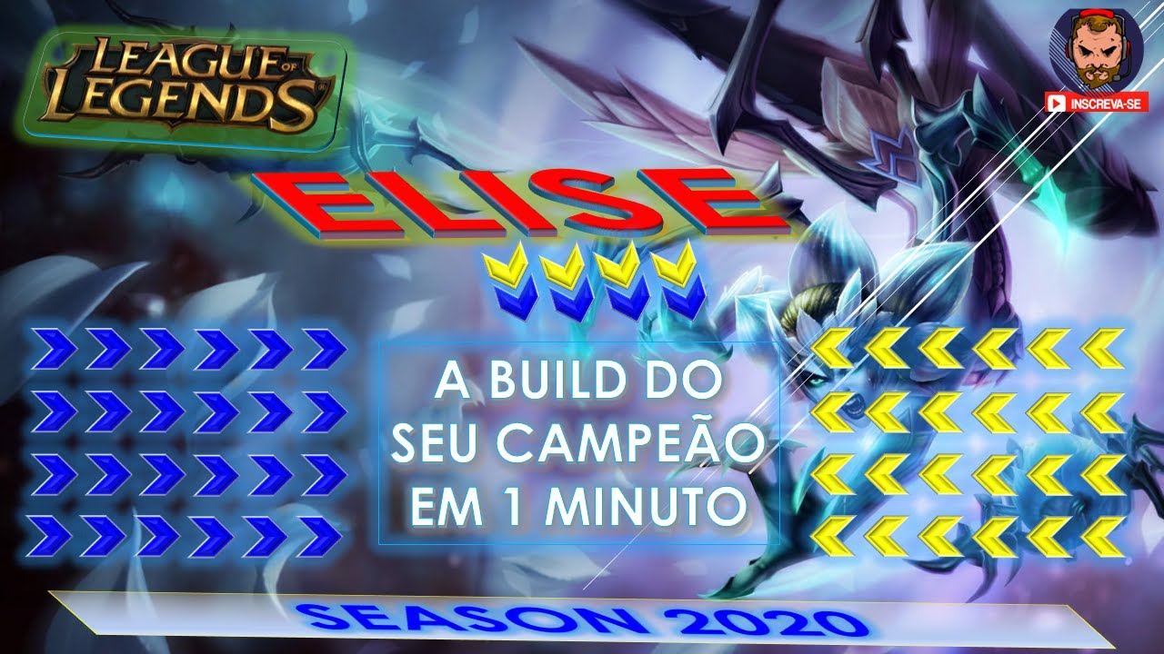 Conheça a BUILD do seu campeão - ELISE - em 1 minuto - league of ...