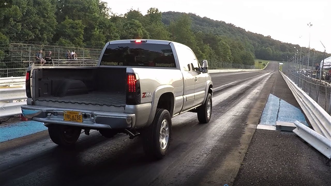 Finally Running the Cammed Silverado At the Drag Strip!! - YouTube