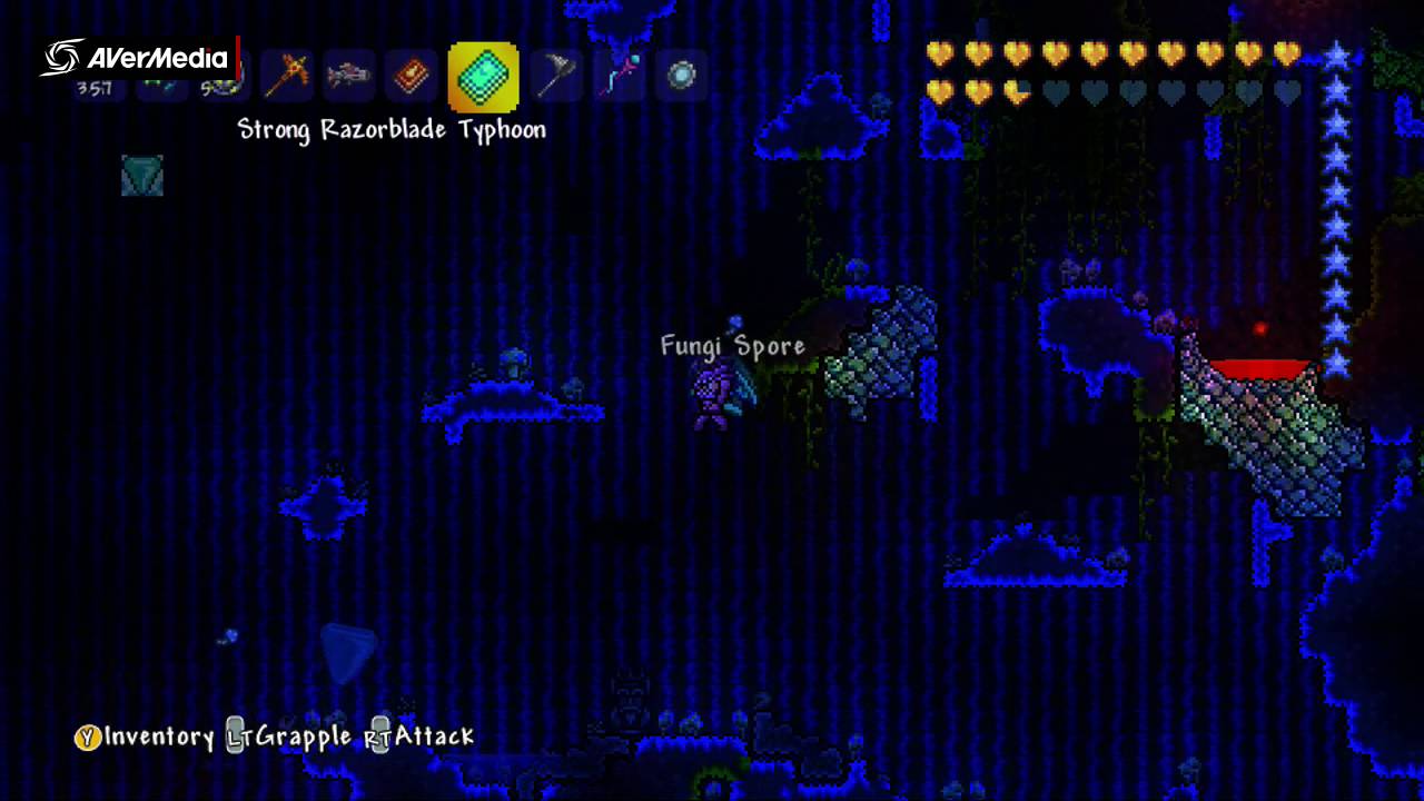 Terraria - Truffle Worm Hunting - YouTube