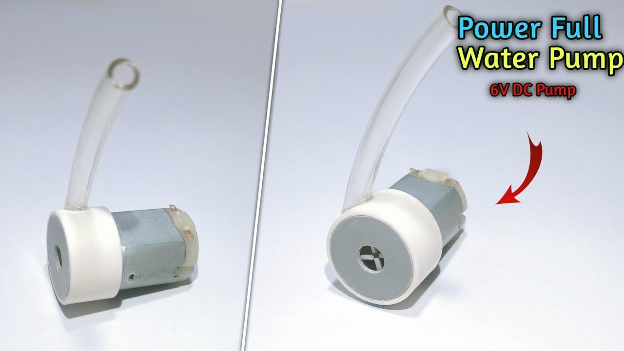How To Make Water Pump From DC Motor At Home || MR. SHINE - YouTube