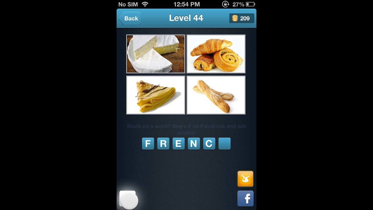 Pics Quiz - guess the word! Level 44 Answer - YouTube