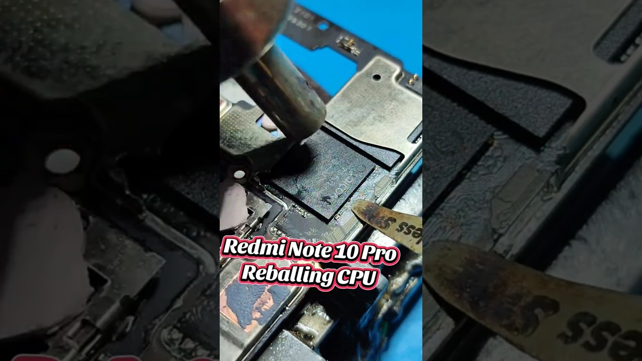 redmi note 10 pro reball cpu. #android #smartphone #servishp #repair # ...