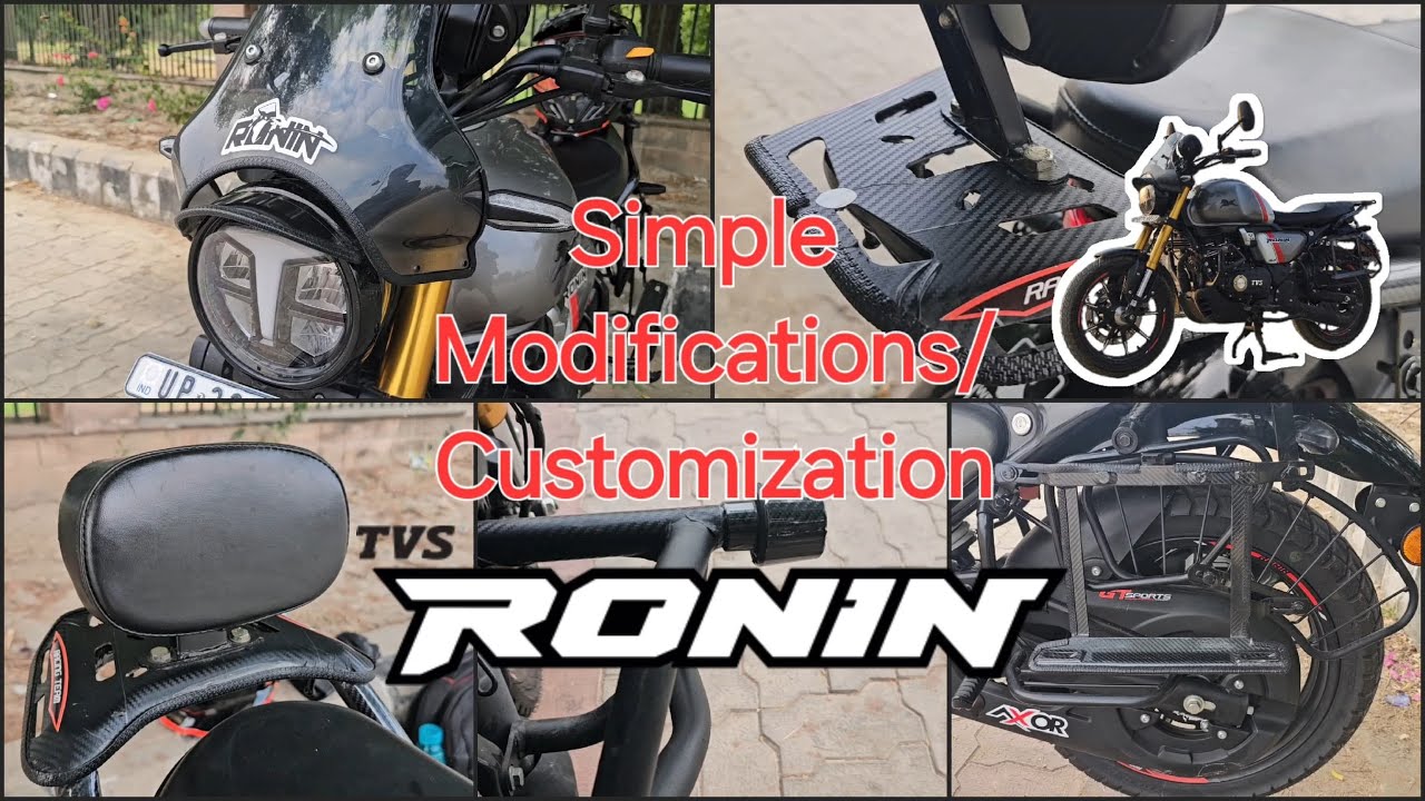 TVS Ronin 225 Special Edition | Simple modifications/Customization ...