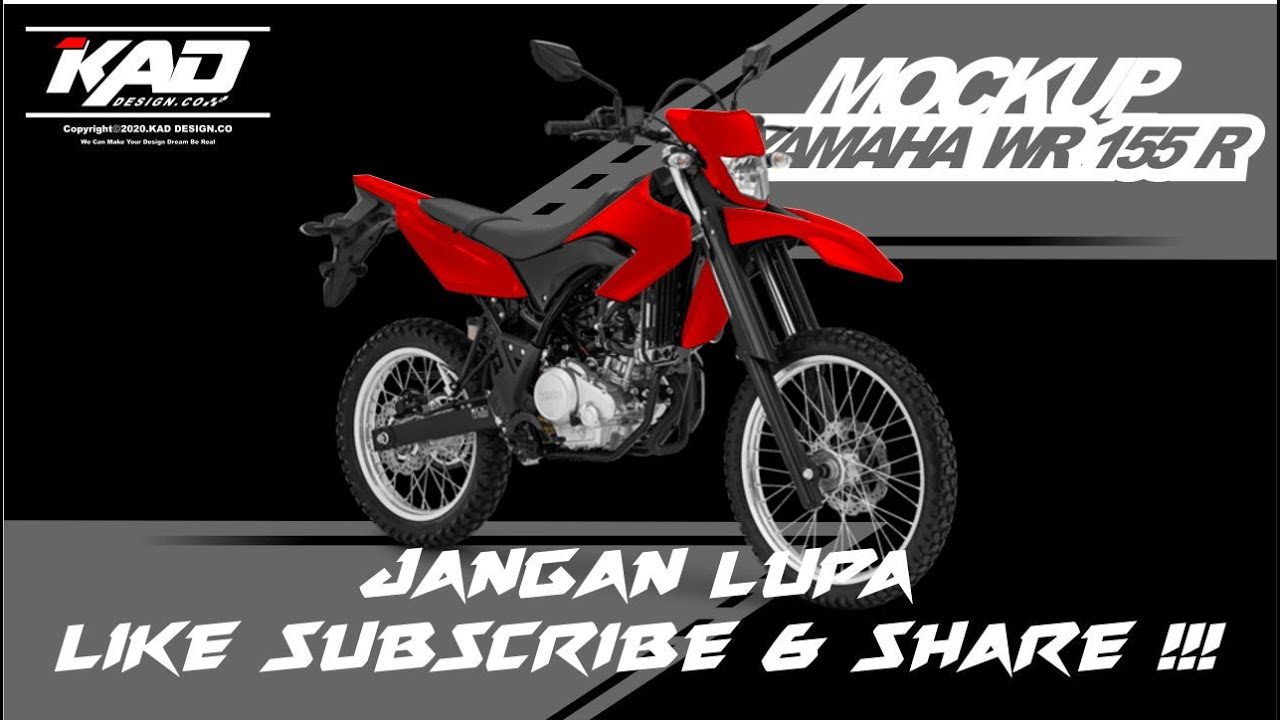 MOCKUP YAMAHA WR 155R ,SILAHKAN DOWNLOAD GRATISS!!! - YouTube