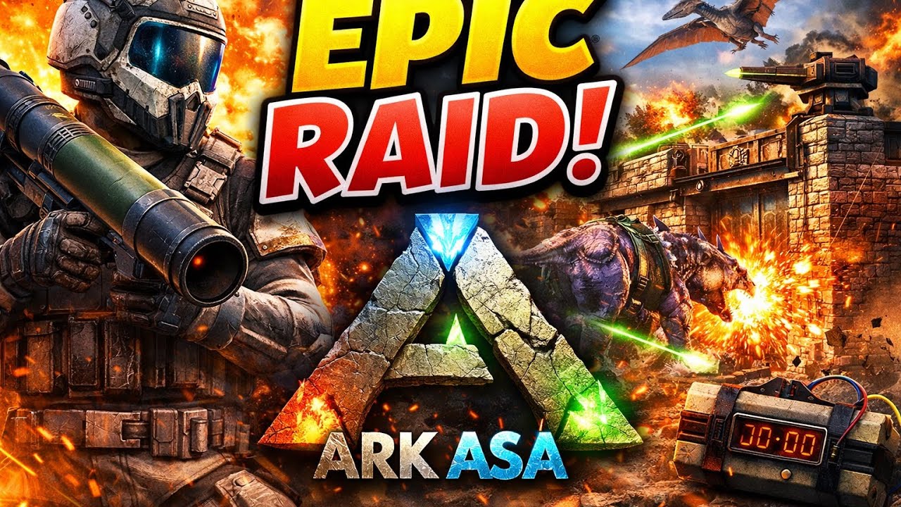 Offline Raid Gone WRONG!! (ARK ASA CONSOLE SMALLS OFFICIAL) Astraeos ...