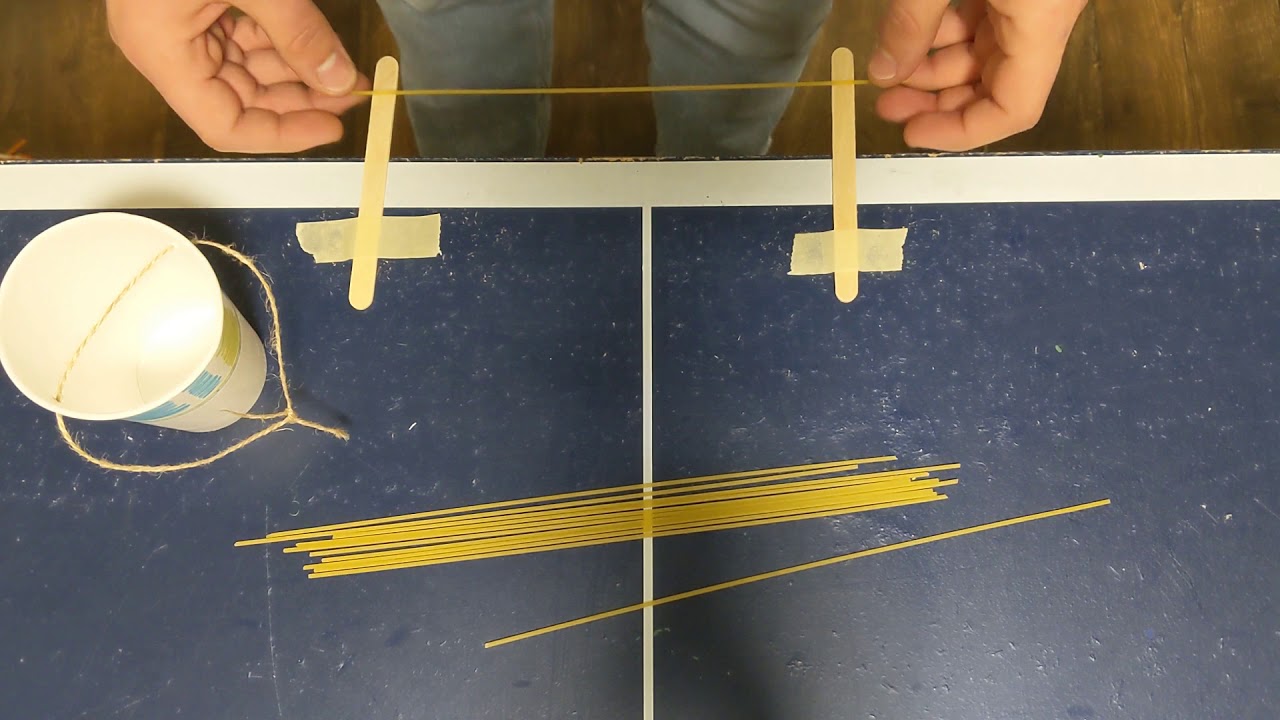 Spaghetti Strength Experiment - YouTube