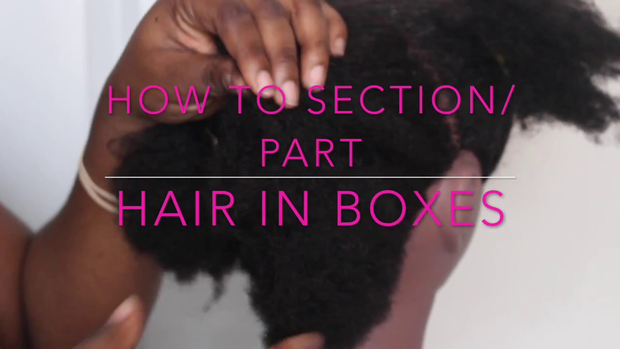 How to Section/Part hair - YouTube