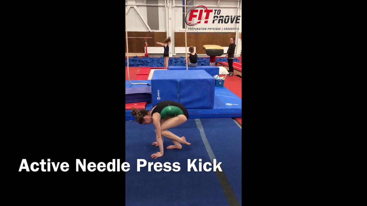 Active Needle Press Kick - YouTube