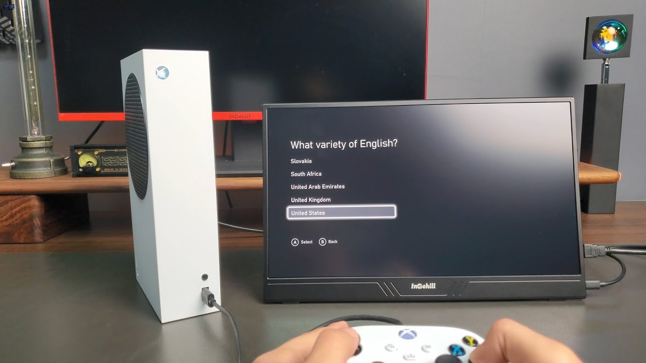 Xbox Series S: Working with Portable Monitor as a Gaming PC - YouTube