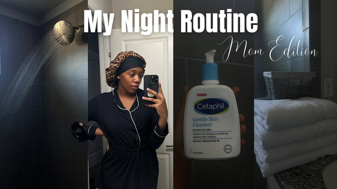 REALISTIC MOM NIGHT ROUTINE | baby bath time fail * | shower | skin ...