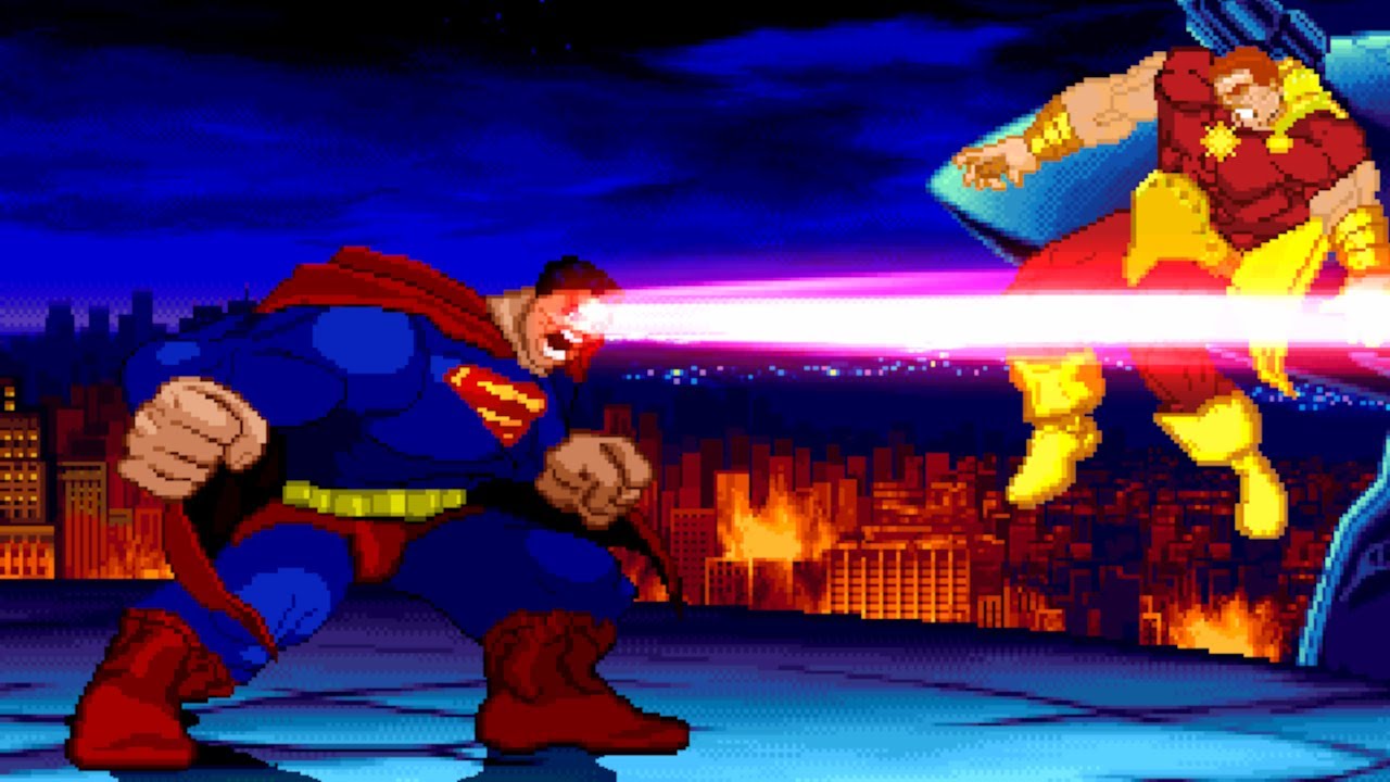 MUGEN Battle Showcase: Overdose Superman Vs Hyperion - YouTube
