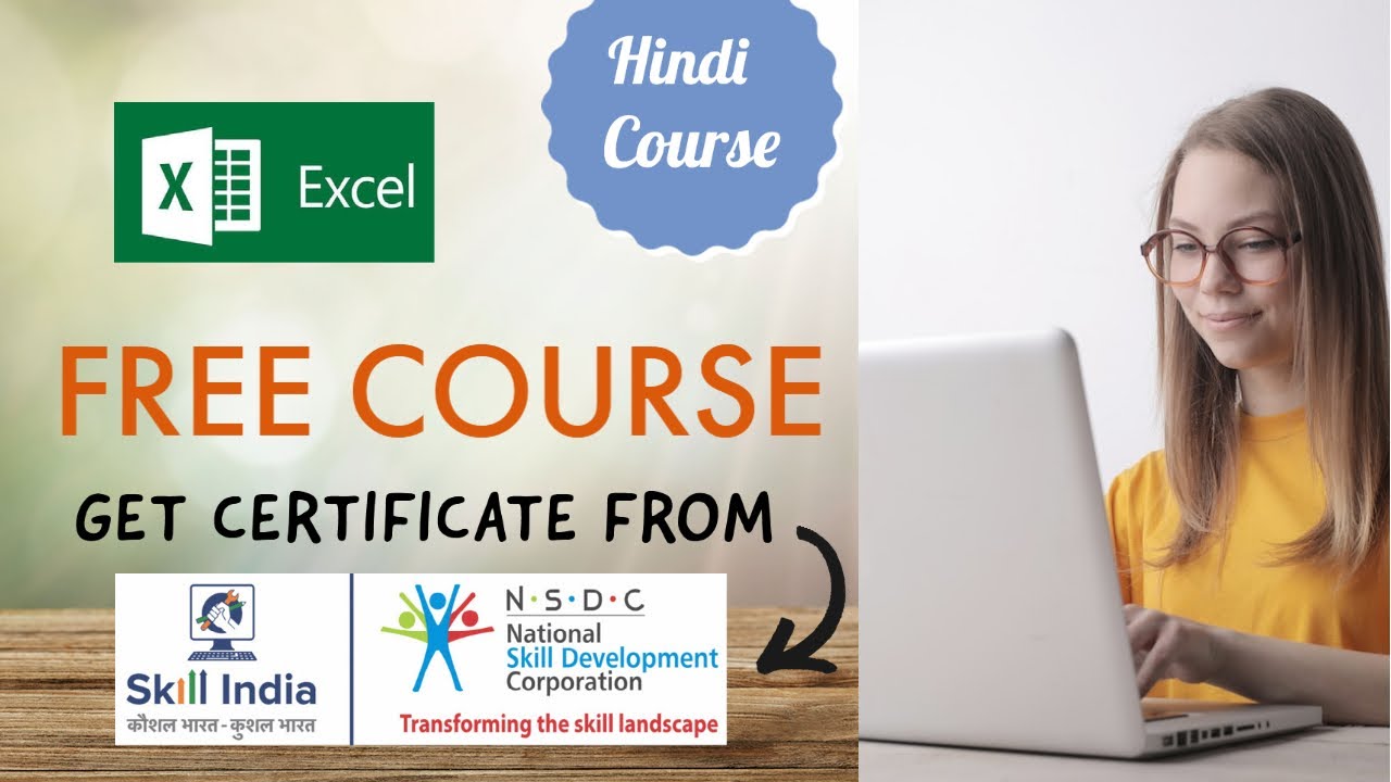 MS Excel Free Course in Hindi with Certification | Complete Excel ...