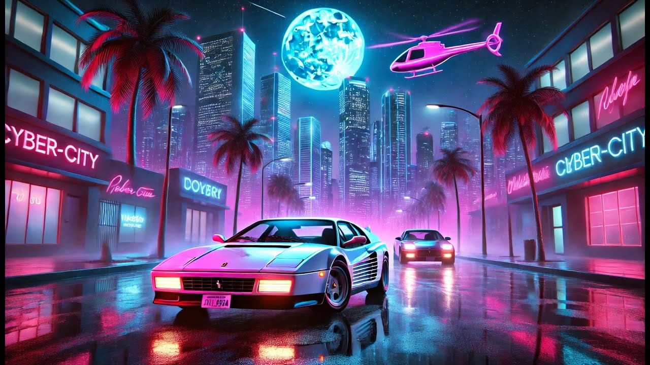 1984 Miami synthwave mix|| 30 mins. - YouTube