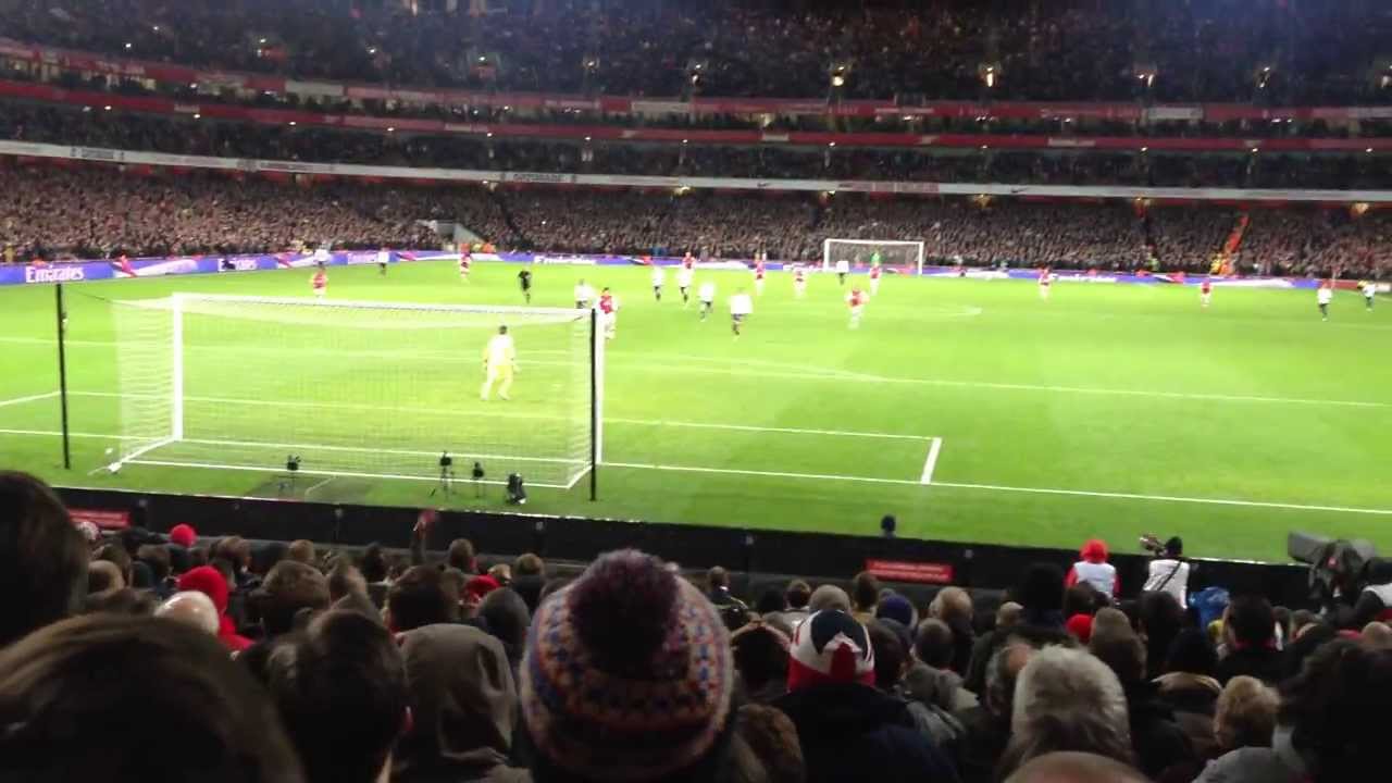 Rosicky live goal Arsenal VS Tottenham - YouTube