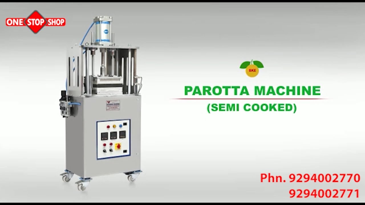 Parotta Machine ( Semi Cooked) | One Stop Shop | Chefneeds - YouTube