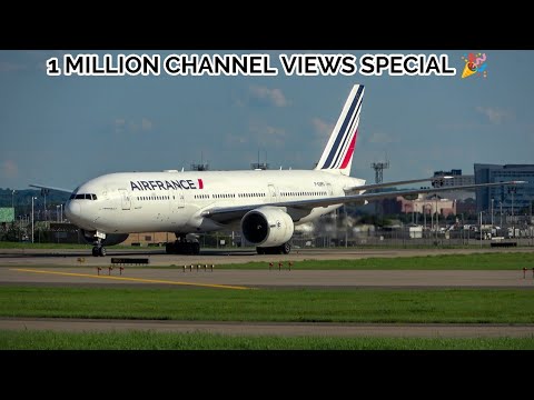 *1 MILLION CHANNEL VIEWS SPECIAL!!!* 1 Hour and 14 Minutes of 4K Plane ...