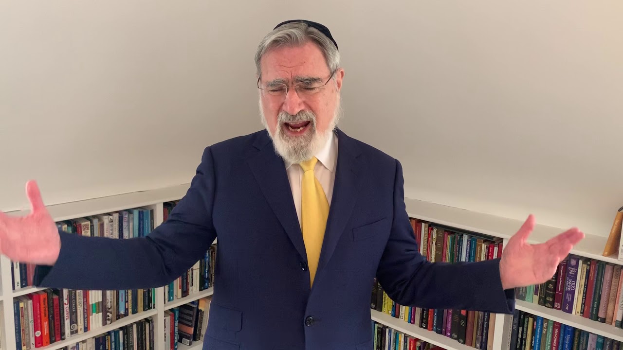 Video Message from Rabbi Jonathan Sachs - YouTube