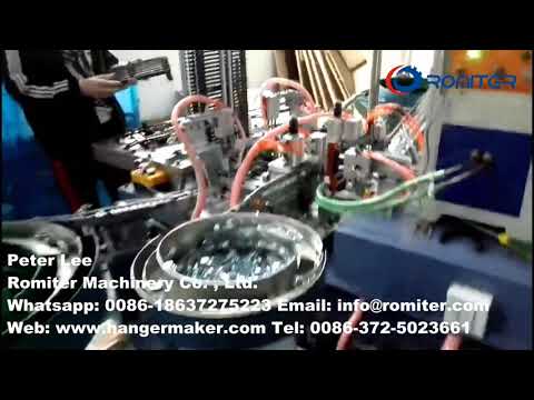 Automatic Plastic Hanger Hook Inserting and Clip Assembling Machine ...