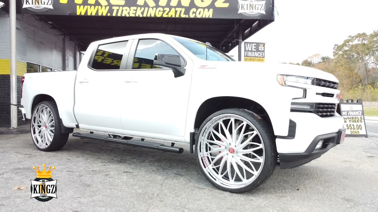 2021 Chevrolet Silverado on 30" Rucci Pazzo Wheels - YouTube