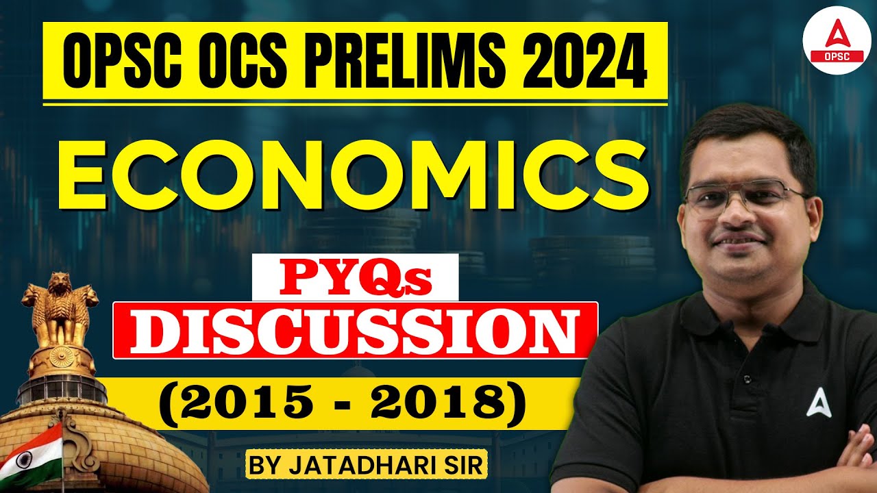 OAS Exam Preparation | Economics Previous Year Question Paper ( 2015 ...