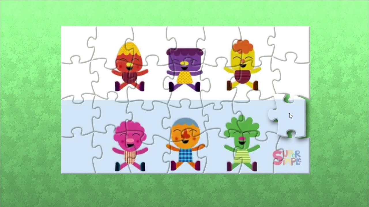 Follow Me Noodle & Pals Super Simple Songs puzzle - YouTube