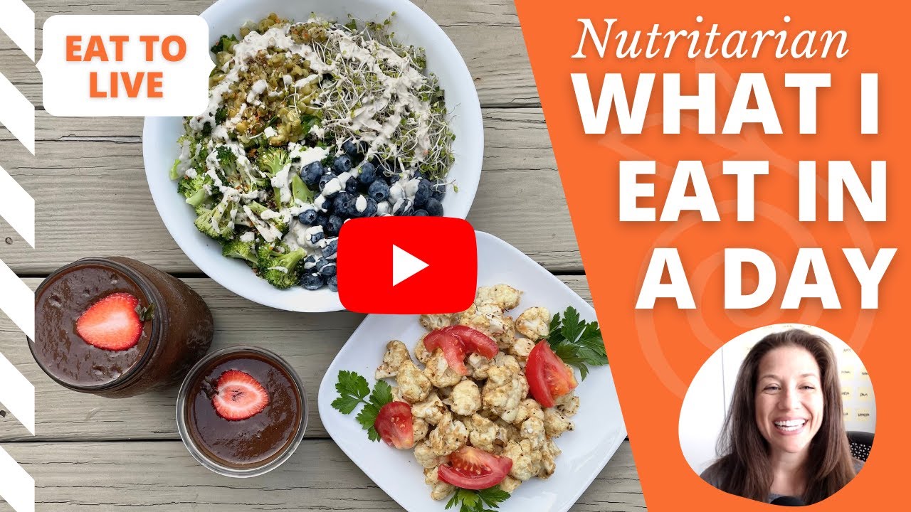 What I Eat in a Day (Weight Loss) Eat to Live Vegan SOS Free - YouTube