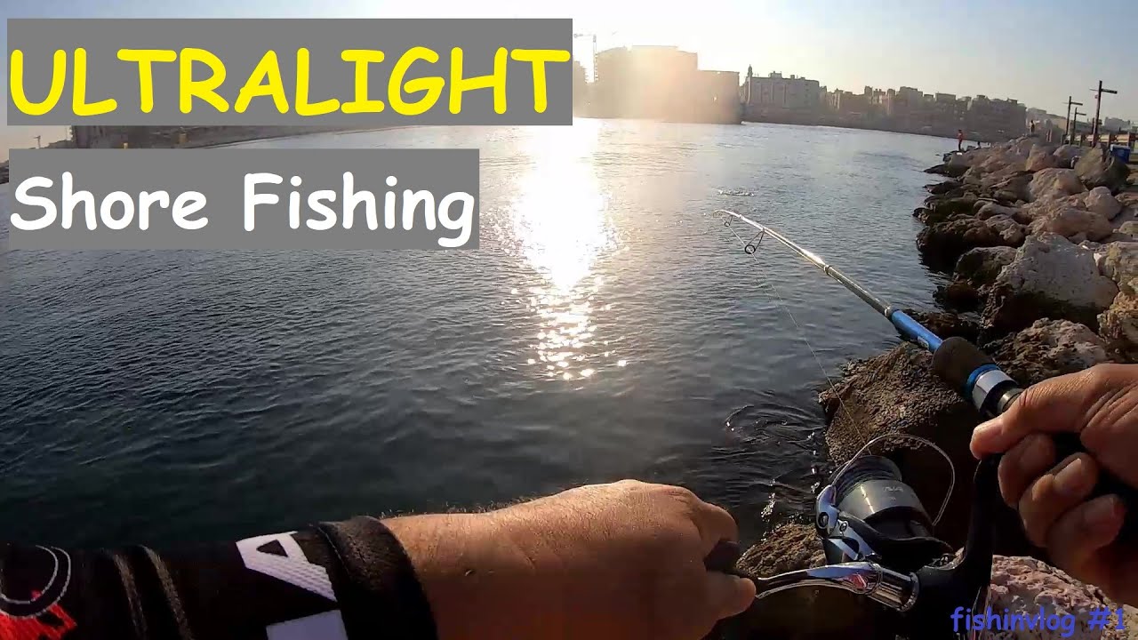 Ultralight Shore Fishing / Micro Popper / Orange Spotted Trevally ...